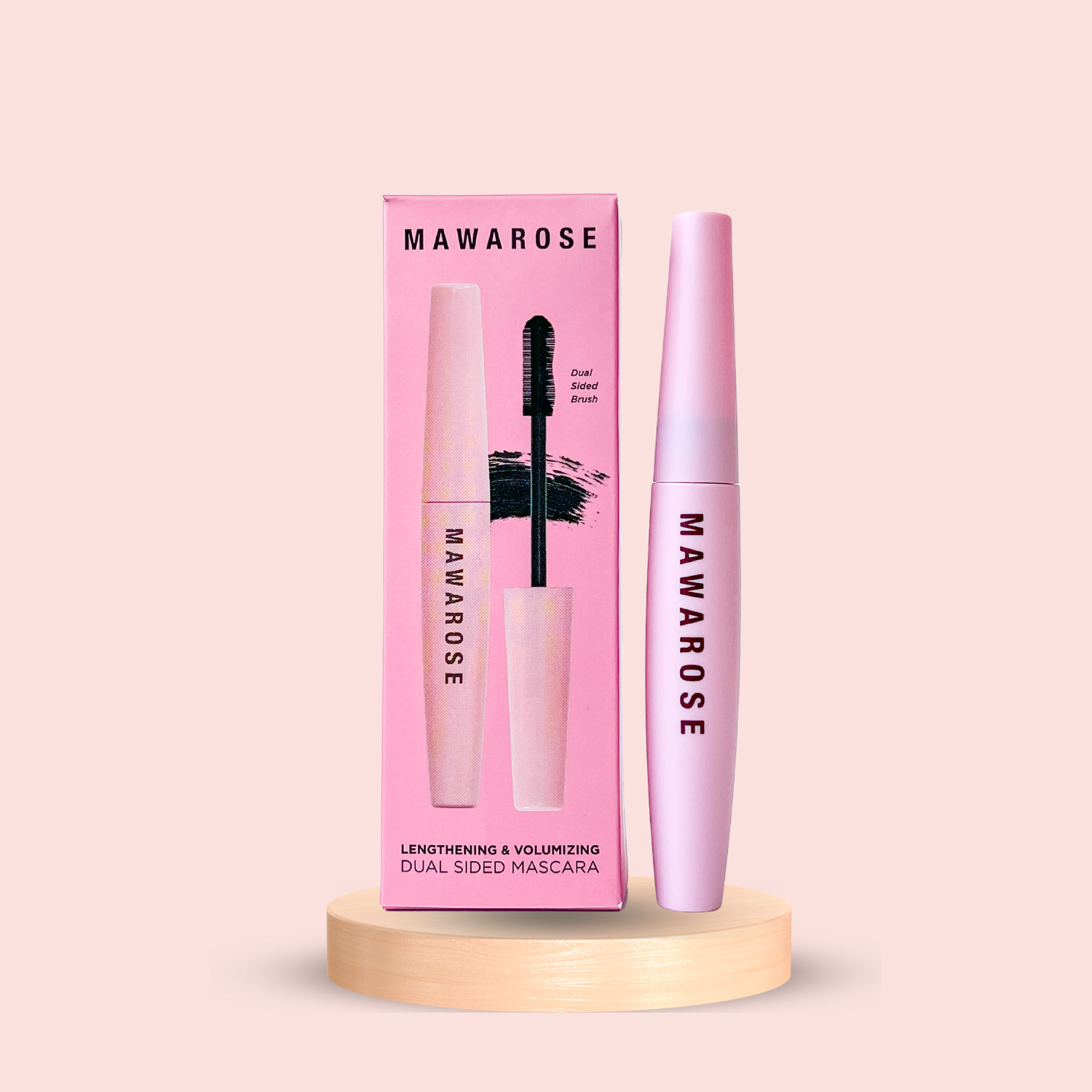 Mawarose Dual Sided Mascara - Lengthening And Volumizing – Krasivaya
